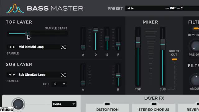 Loopmasters Bass Master دانلود سینتی سایزر بیس مستر جهت ساخت انواع بیس - نماشا