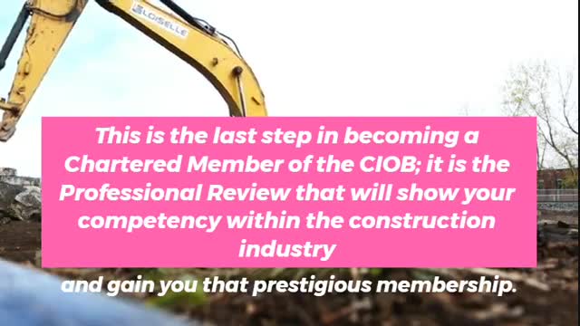 ciob professional review report example - نماشا